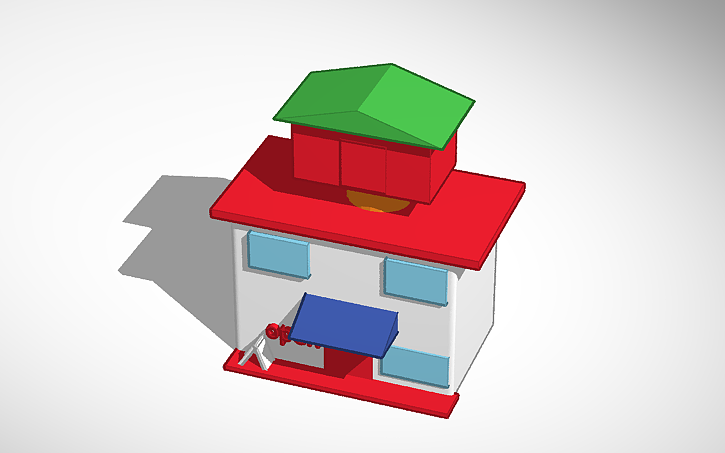 3D design Building - Tinkercad