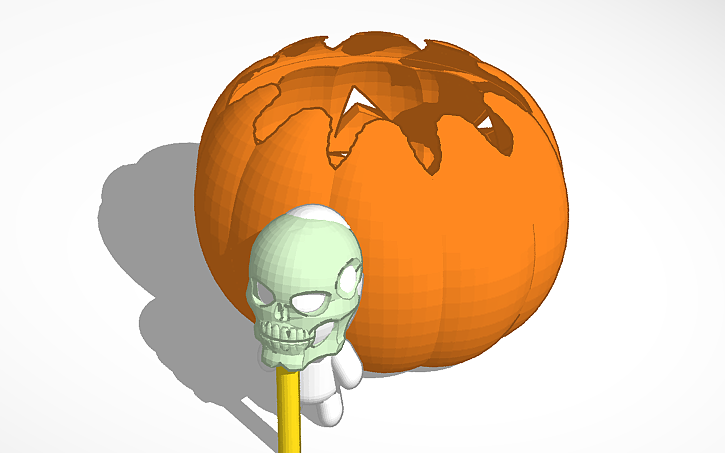 3D design Halloween Pot1 | Tinkercad