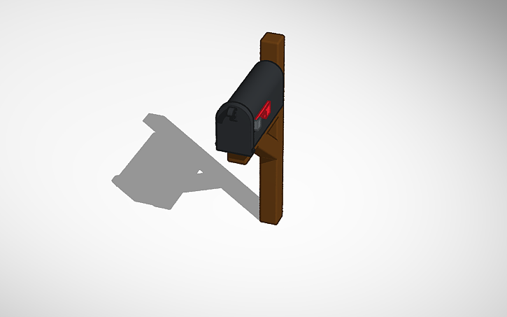 3D design Mailbox - Tinkercad