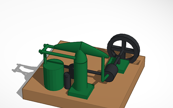 3D design STEAM ENGINE - Tinkercad