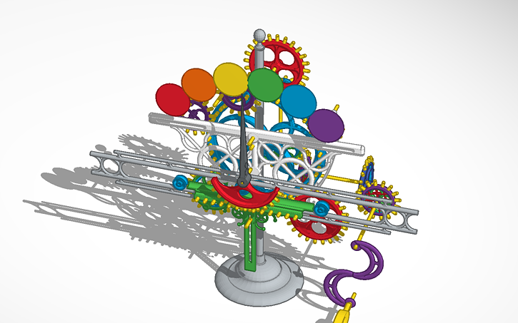 3D design Crazy Machine II - Tinkercad