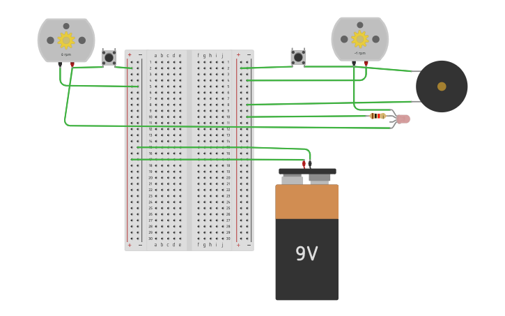Circuit design Remote controlled forward reverse car with RGB Led and ...