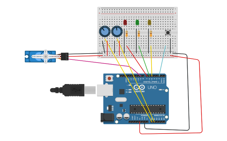 Circuit design ASCII Com | Tinkercad
