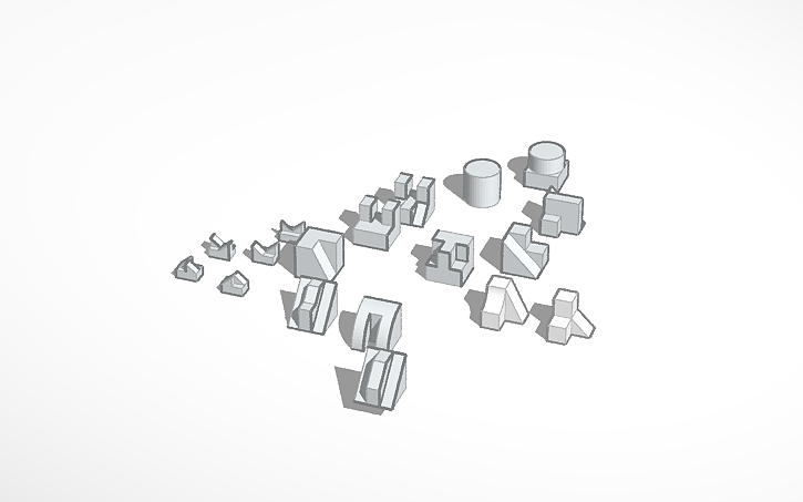3d Design Copy Of 사대부고 정투상도 연습 Tinkercad