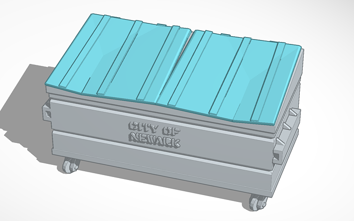 3D design Dumpster - Tinkercad