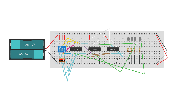 Circuit design Sizzling Fyyran - Tinkercad