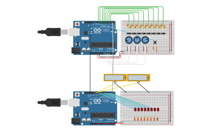 Circuit design Serial control (8 digital, 2 analog and ECHO signal ...