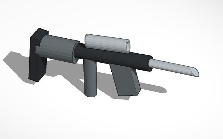 3D design gun | Tinkercad