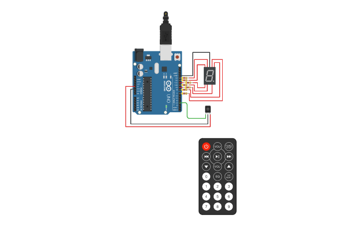Circuit Design Seven Segment Scoreboard Tinkercad