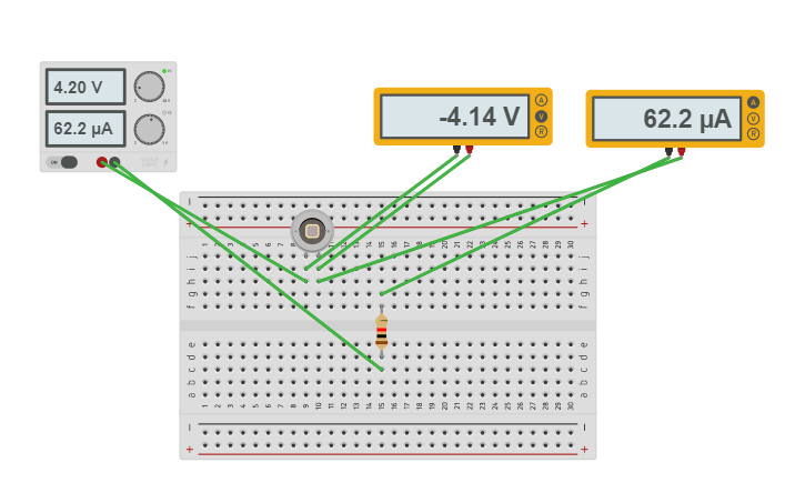 Circuit design EXPERIMENT NO 3 - PHOTODIODE - Tinkercad