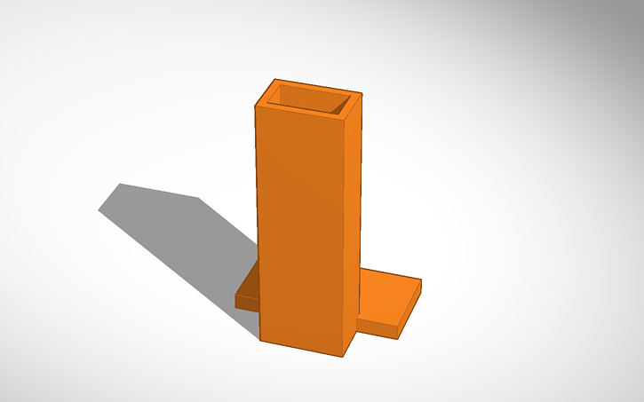3D design Support for Ultrasonic Sensor | Tinkercad