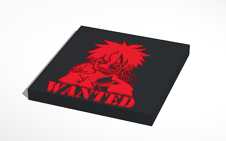3D design Luffy - Tinkercad