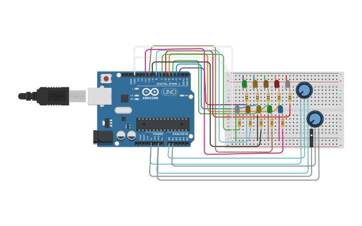 Circuit Design Variable Resistor Tinkercad