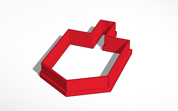 3D design Dreidel Cookie Cutter - Tinkercad