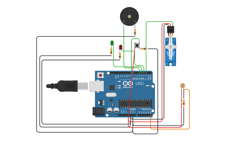 Circuit design 1 лаба - Tinkercad