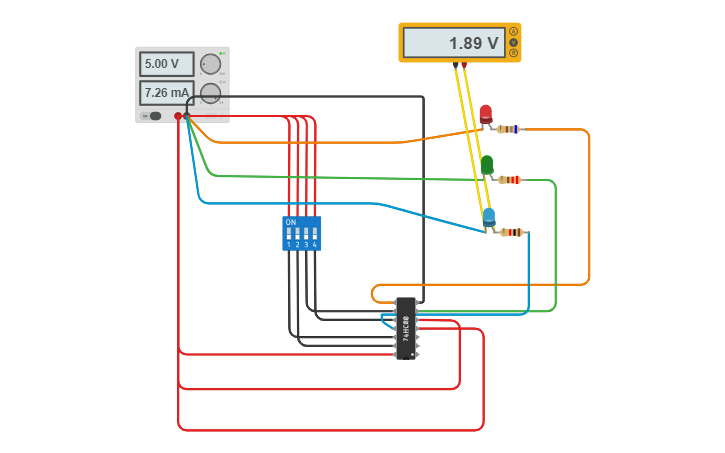 Circuit design Tugas 1 Elektrik - Tinkercad Circuit design Tugas 1 Elektrik - Tinkercad