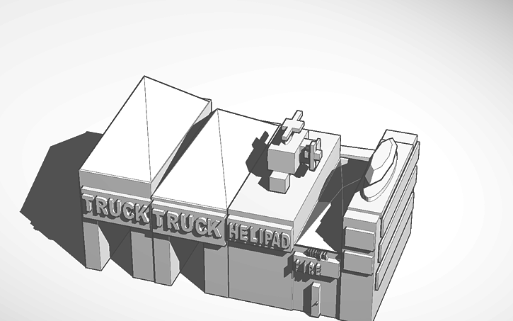 3D design Fire Dept. - Tinkercad