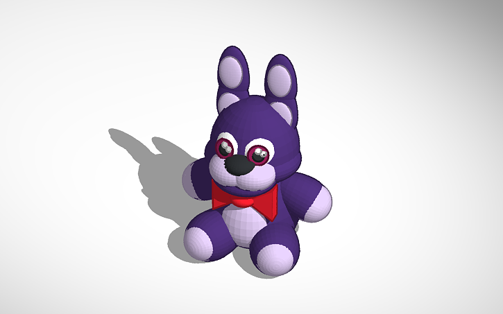 3D design Bonnie Plush - Tinkercad