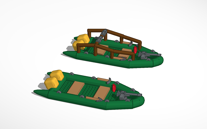 3D design small boat - Tinkercad