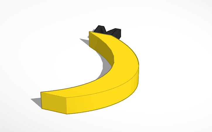 3D design Banana - Tinkercad