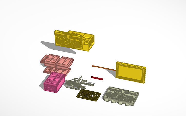 3D design special jewelry box - Tinkercad