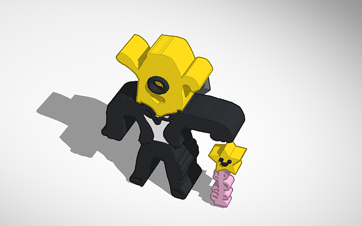 3D design peely minion - Tinkercad