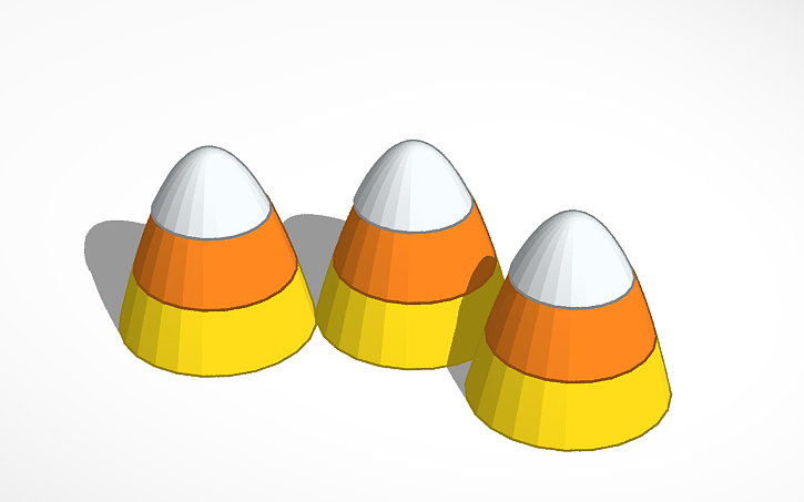 3D design Candy Corn | Tinkercad