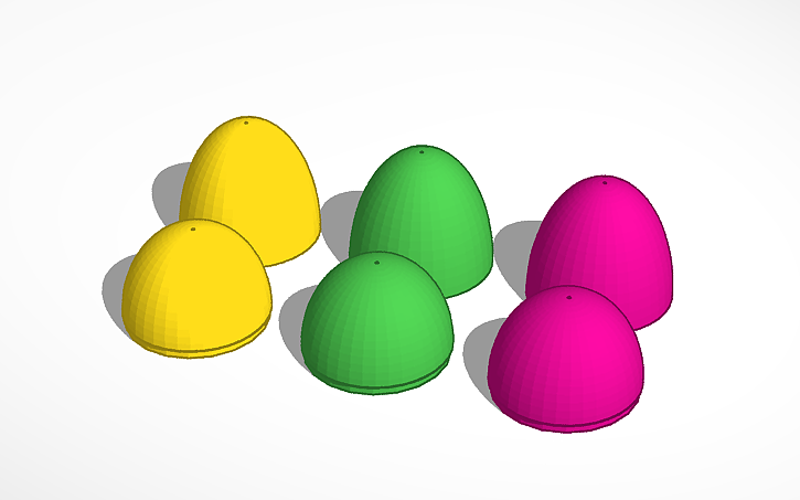 3D design Fillable Easter egg - Tinkercad
