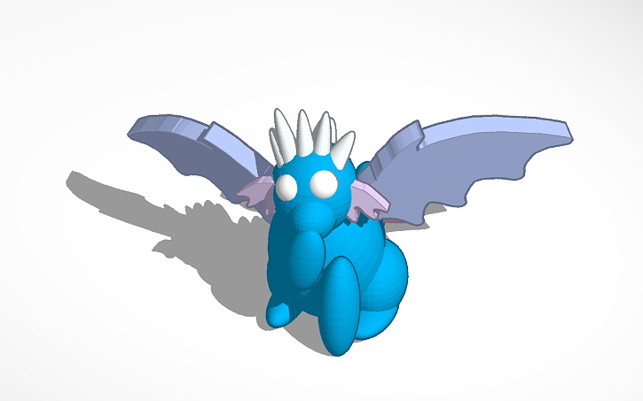 3D design the thinking dragon | Tinkercad