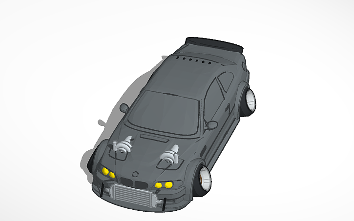 3D design bmw twin turbo - Tinkercad