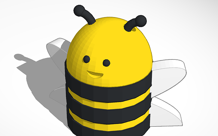 3D design bee - Tinkercad