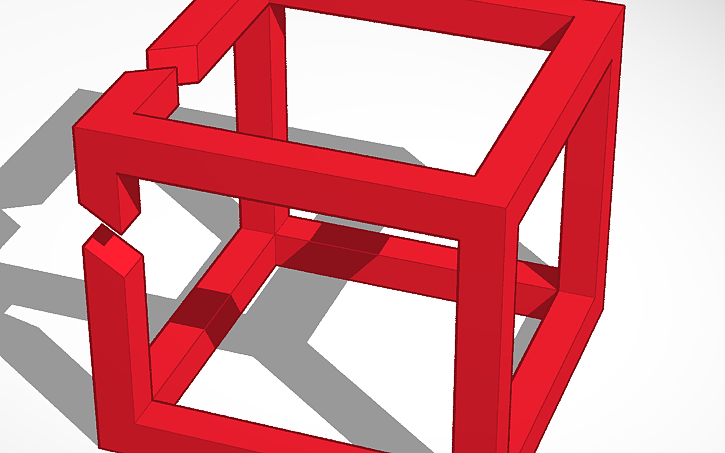 3D design Impossible Cube by M.C.Escher - Tinkercad