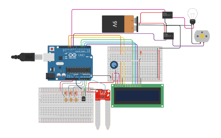 Circuit design Proyecto 1 - Tinkercad