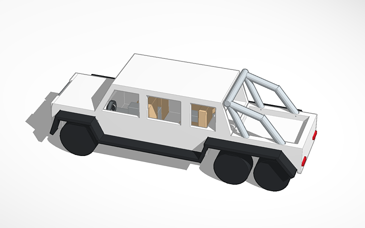 3D design mercedes 6x6 | Tinkercad