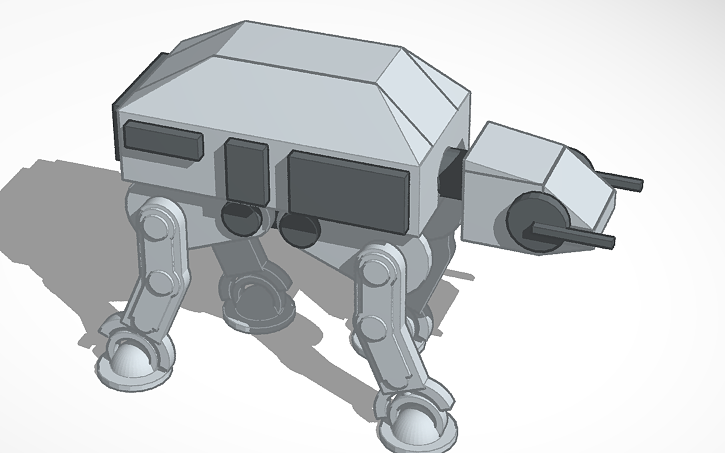 3D design AT-AT STAR WARS Assembly Reference - Tinkercad