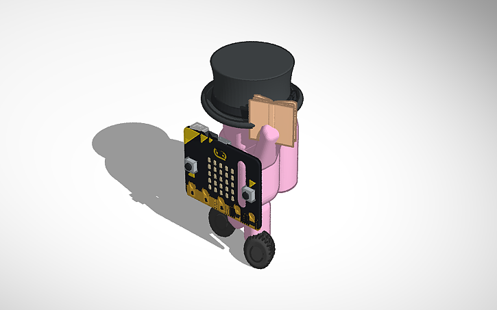 3D design Robot book - Tinkercad