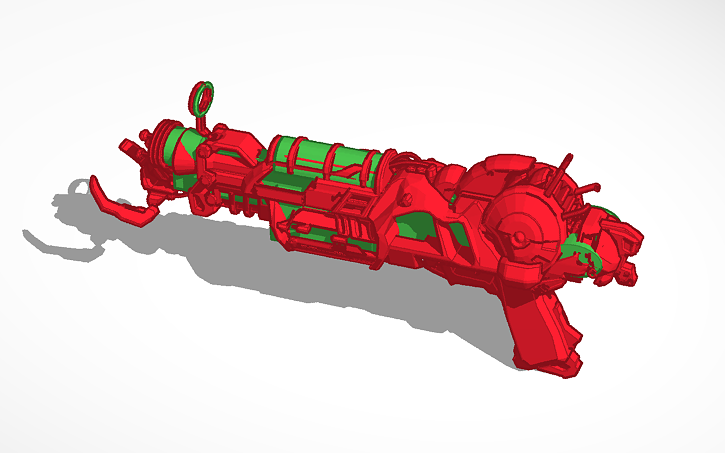 3D design Raygun mark 2 - Tinkercad