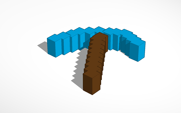 3D design Diamond Pick Axe | Tinkercad