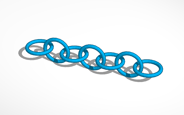 3D design Chain - Tinkercad