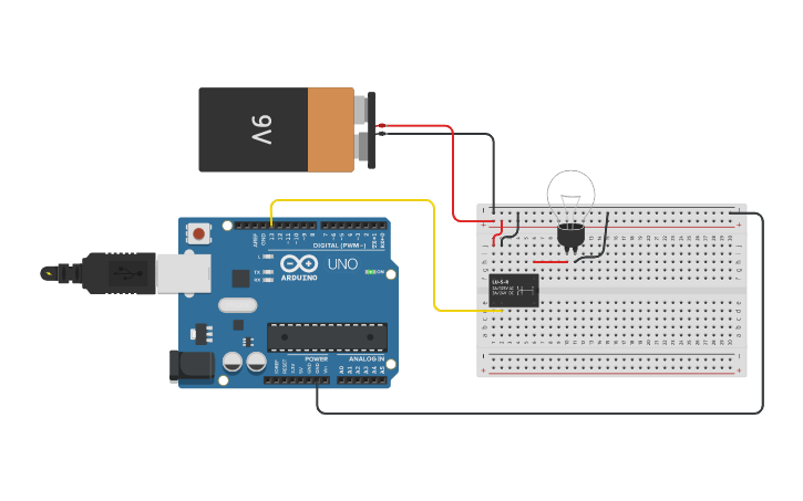 Circuit design Ejercicio 3 Exp 6 | Tinkercad
