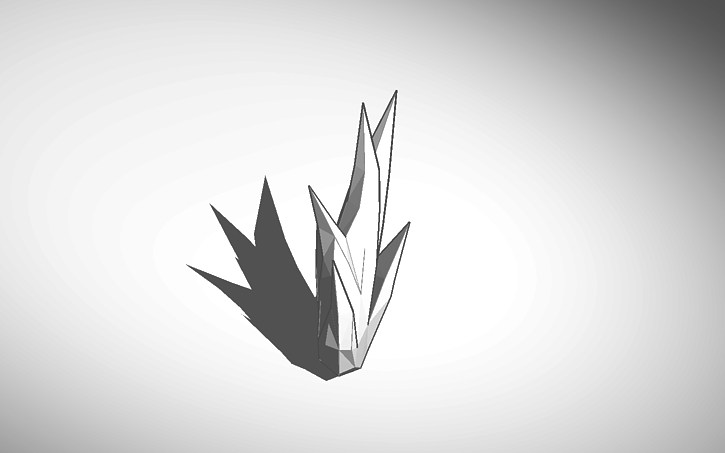 3D design Flame - Tinkercad