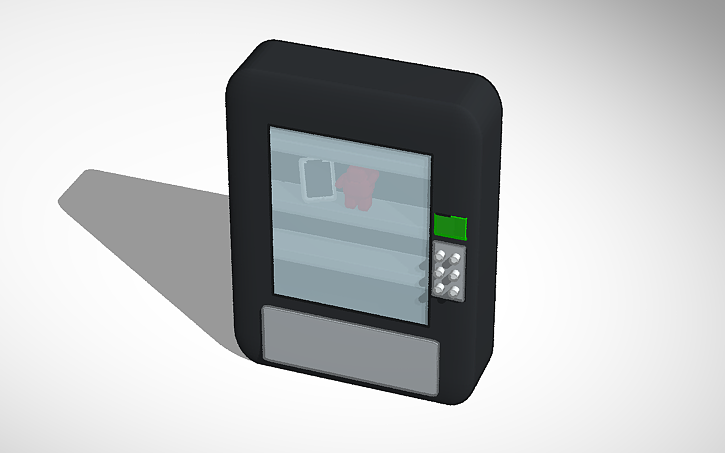 3D design Vending Machine. - Tinkercad