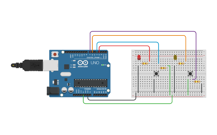 Circuit design SOALAN 2 C - Tinkercad