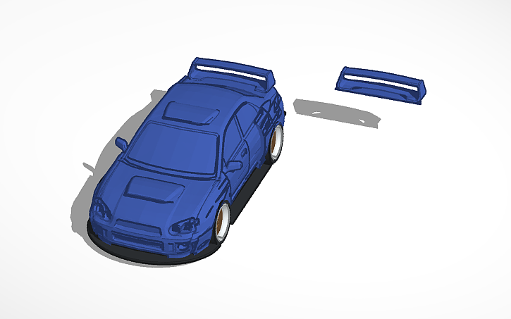 3D design Subaru Impreza WRX STi Widebody | Tinkercad
