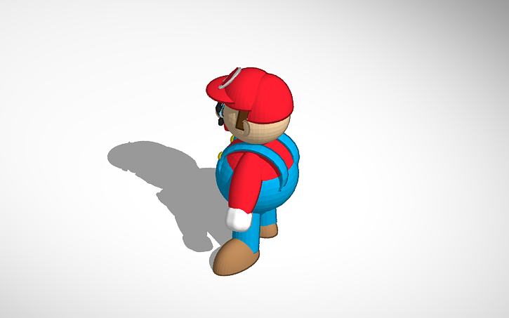 3D design mario - Tinkercad