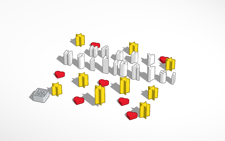 3D design Happy Holidays! | Tinkercad