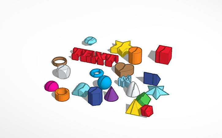 3D design The broken shape collection | Tinkercad