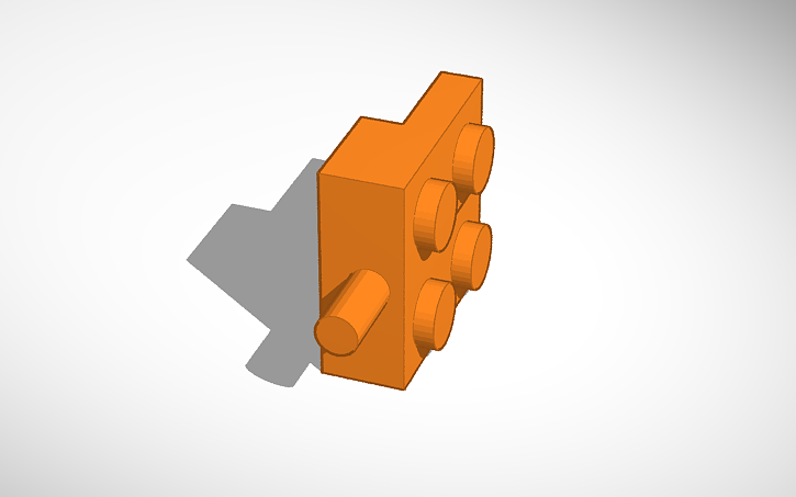 3D design Plate / Modified 2x2 - Tinkercad