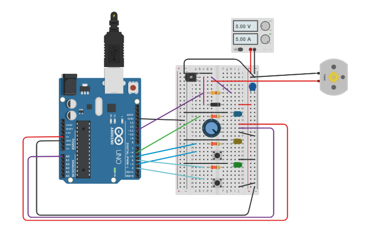Circuit design Lab 1 Part C - Tinkercad