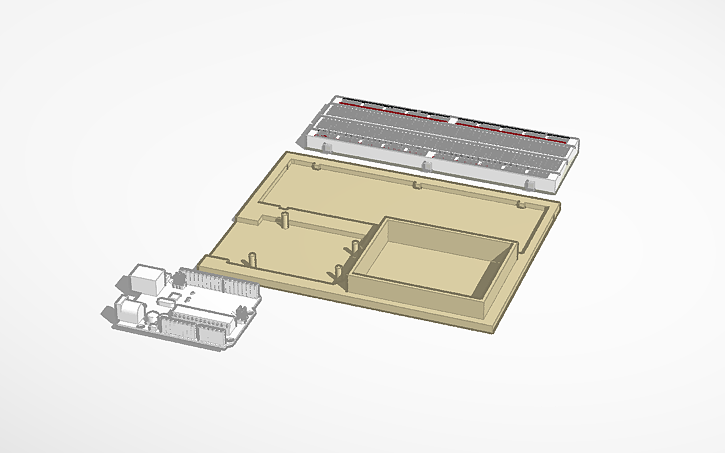 3d Design Arduino Breadboard Tinkercad 8472